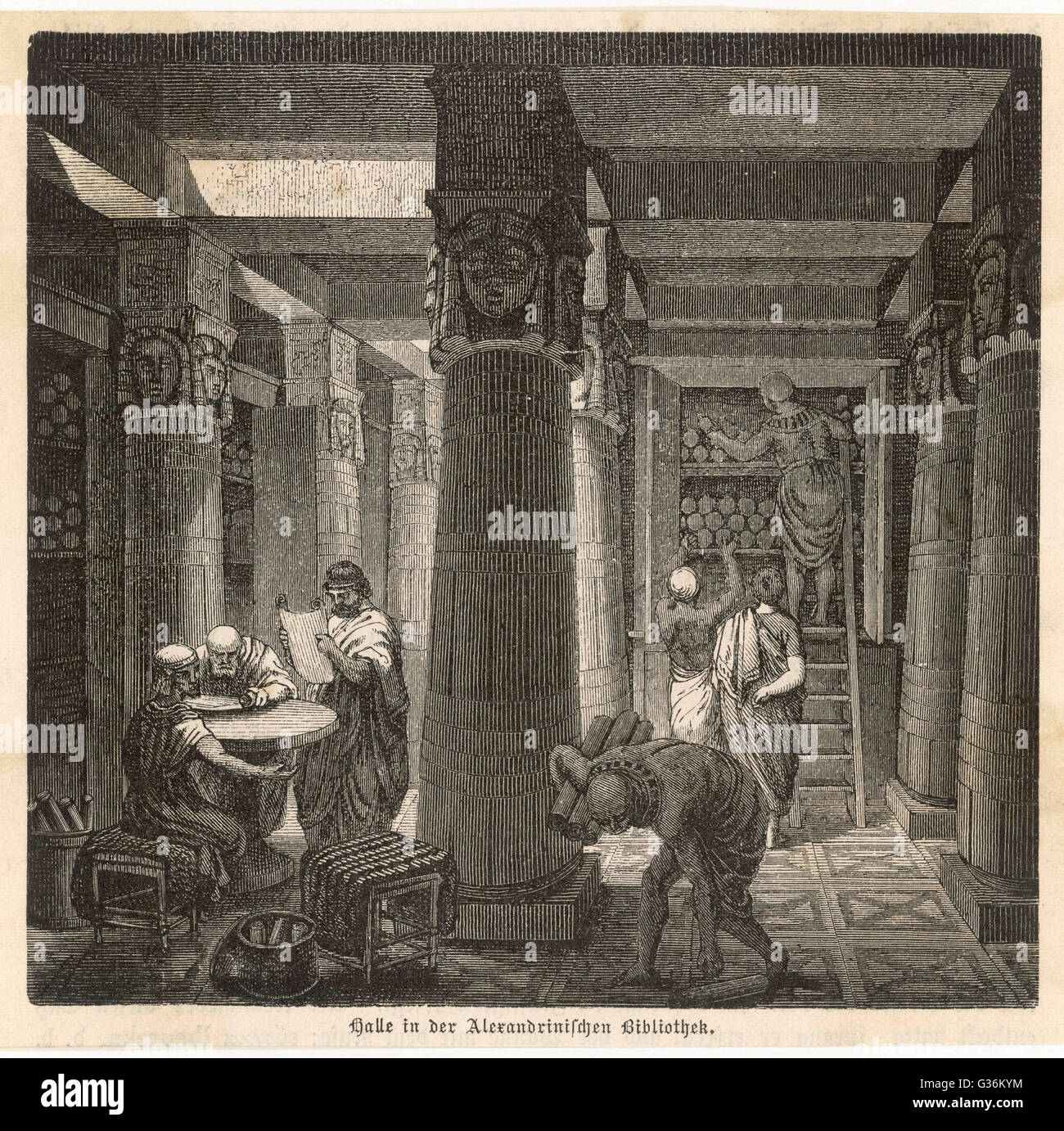 Ancient library of alexandria egypt hi-res stock photography and images ...