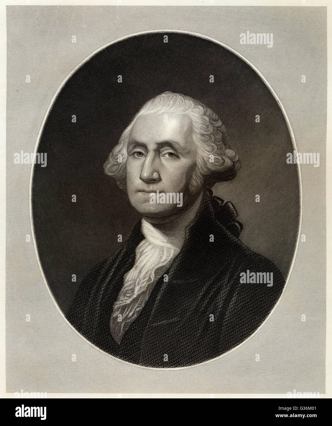 George washington soldier portrait hi-res stock photography and images ...
