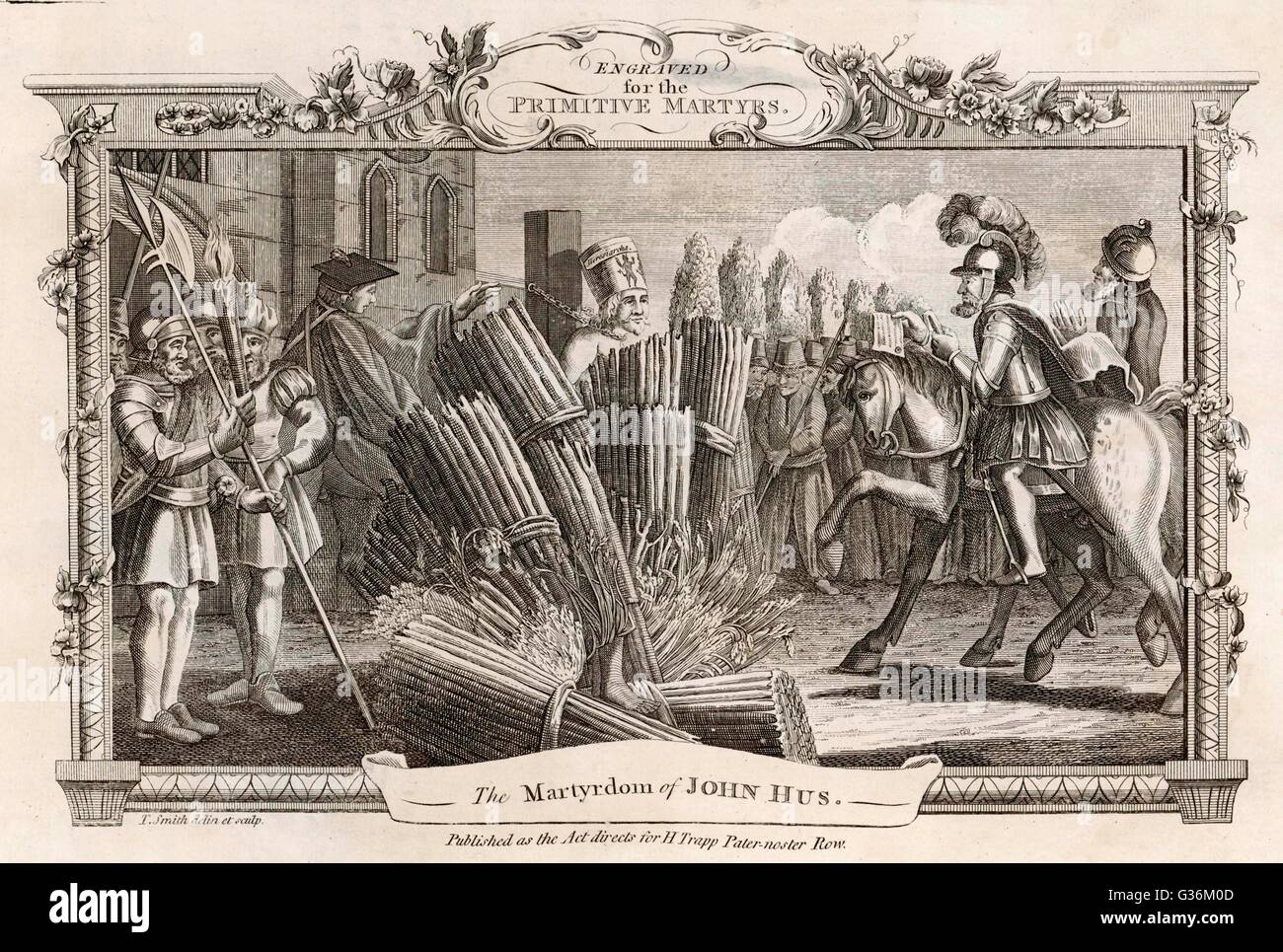 The martyrdom of Jan Hus Stock Photo - Alamy