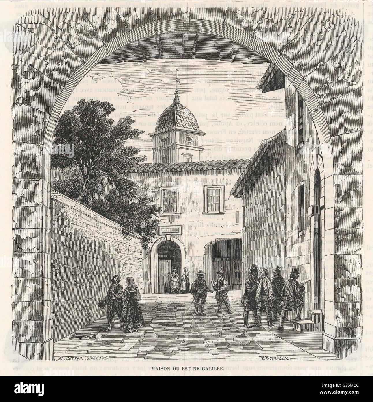 Galileo Galilei - birthplace at Pisa Stock Photo - Alamy