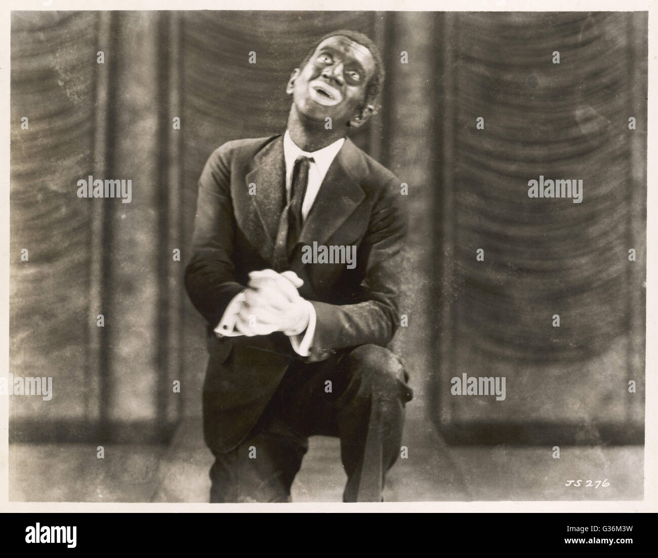 Al Jolson in the Jazz Singer Date: 1927 Stock Photo - Alamy