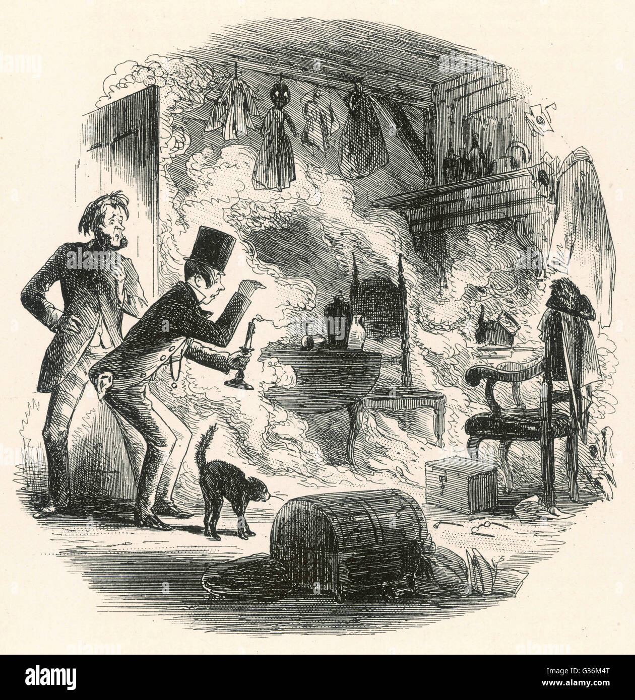 Rag and bone dealer Krook dies of spontaneous combustion in Bleak House ...