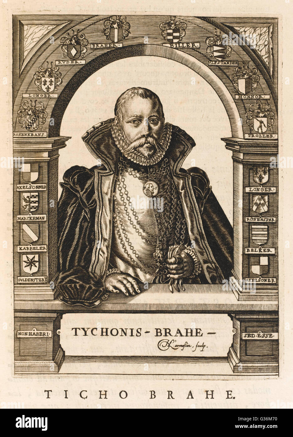Tycho Brahe (1546-1601) Danish Astronomer Stock Photo - Alamy