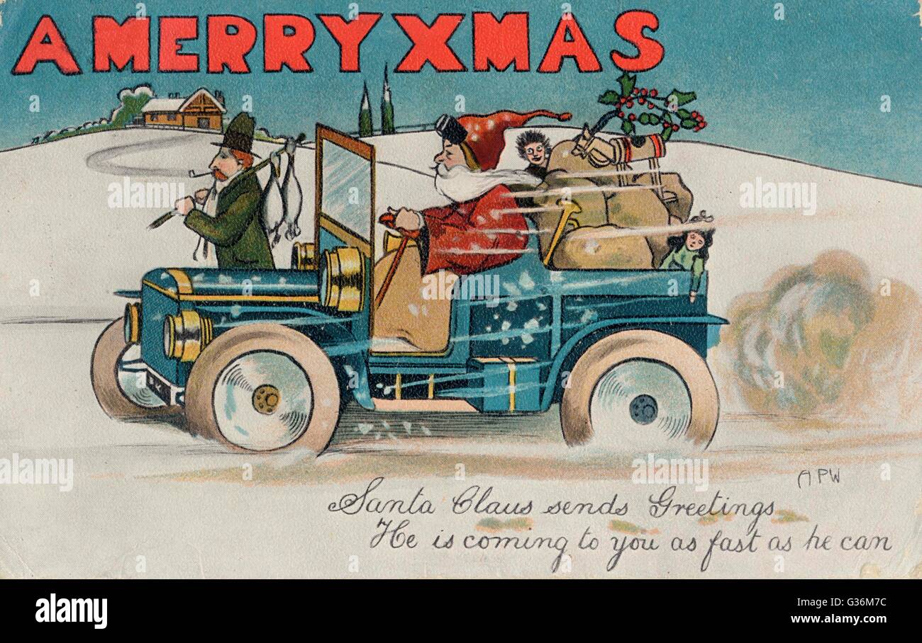 Delivering presents hi-res stock photography and images - Alamy