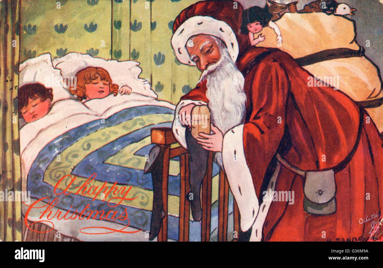 Delivering christmas presents hi-res stock photography and images - Alamy
