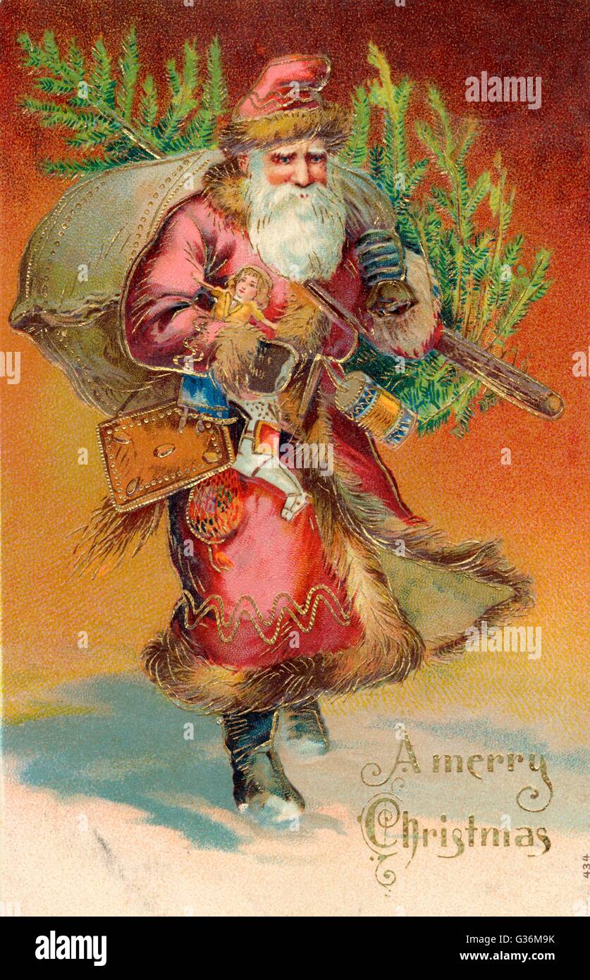 Christmas carrying hi-res stock photography and images - Alamy