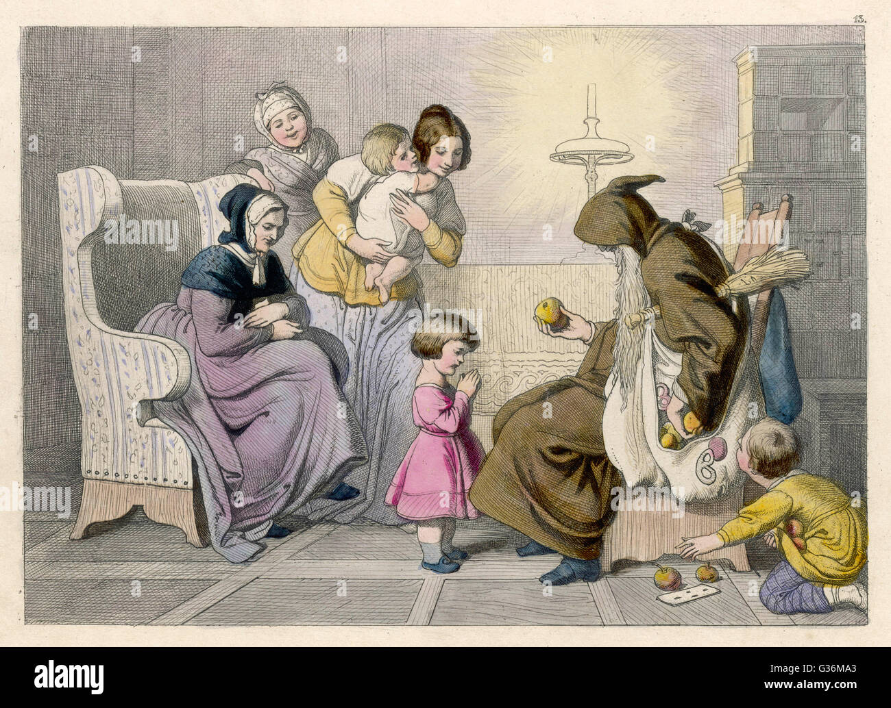 Christmas 1852 family hi-res stock photography and images - Alamy