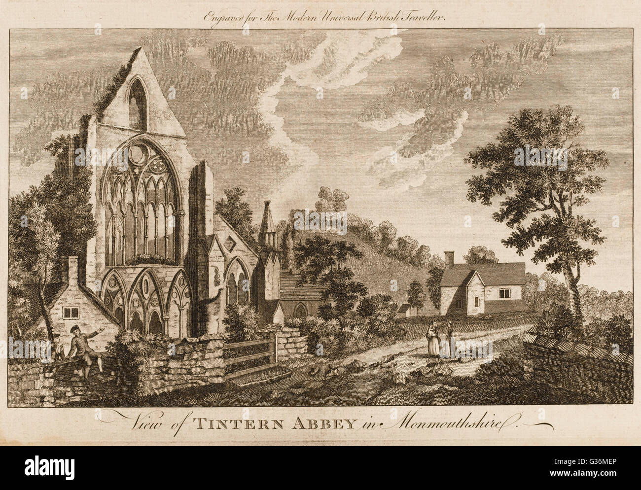 Ruined abbey tintern in hi-res stock photography and images - Alamy