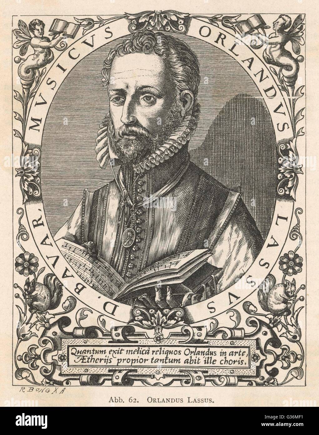 Orlando di Lasso (1532-1594) Flemish composer Stock Photo - Alamy