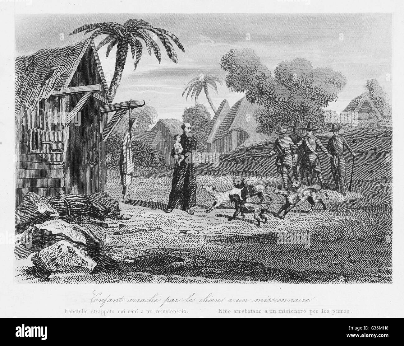 Ap or dogs attack Black and White Stock Photos & Images - Alamy