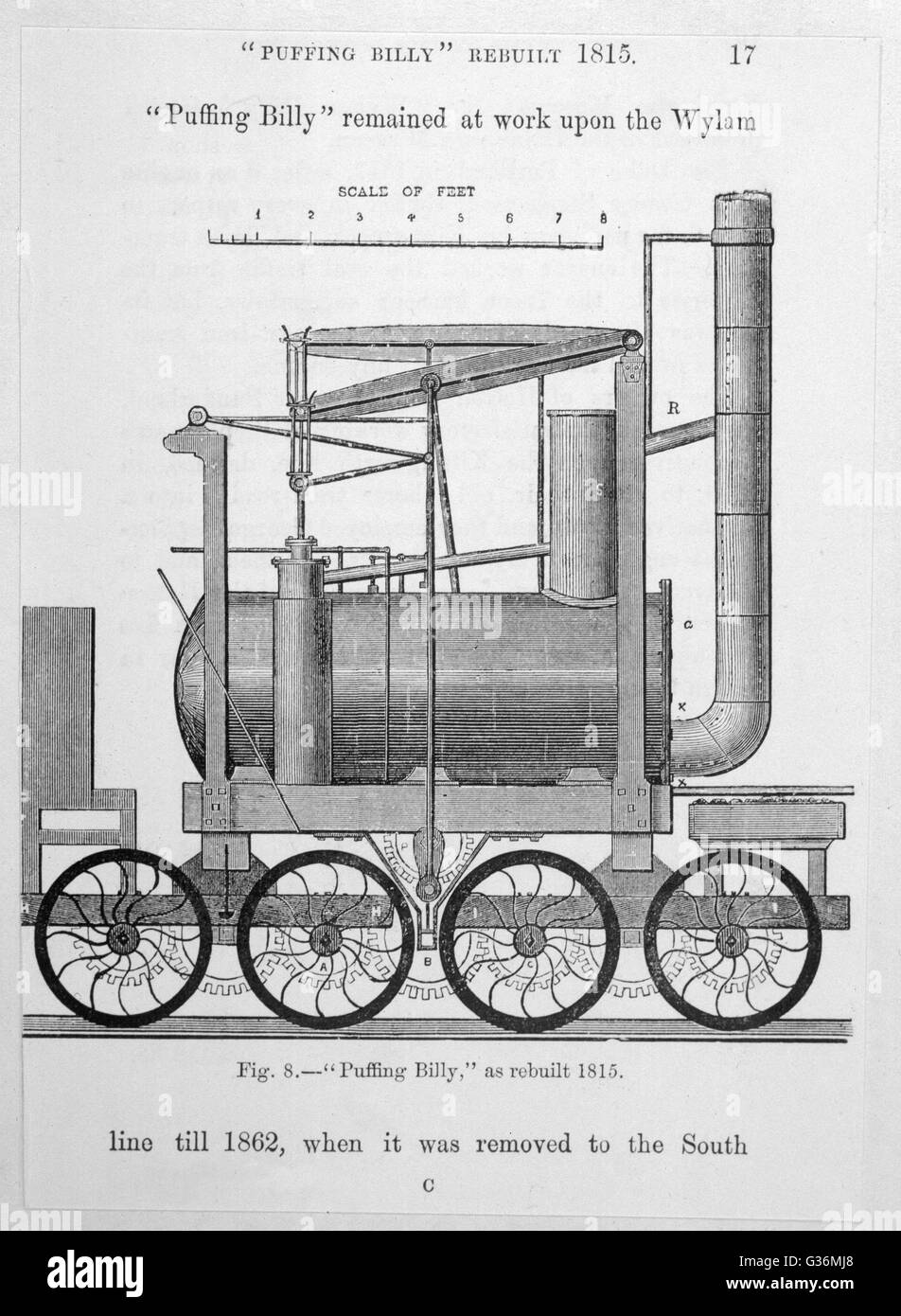 Puffing billy steam railway Black and White Stock Photos & Images - Alamy