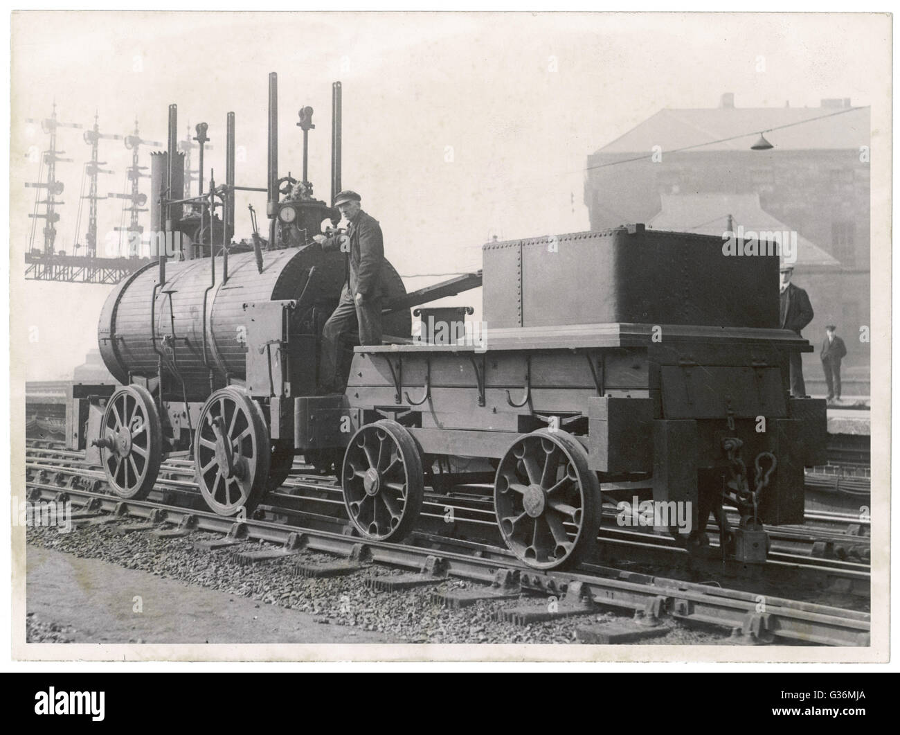 Puffing Billy, Hedley's improved Wylam engine Stock Photo - Alamy