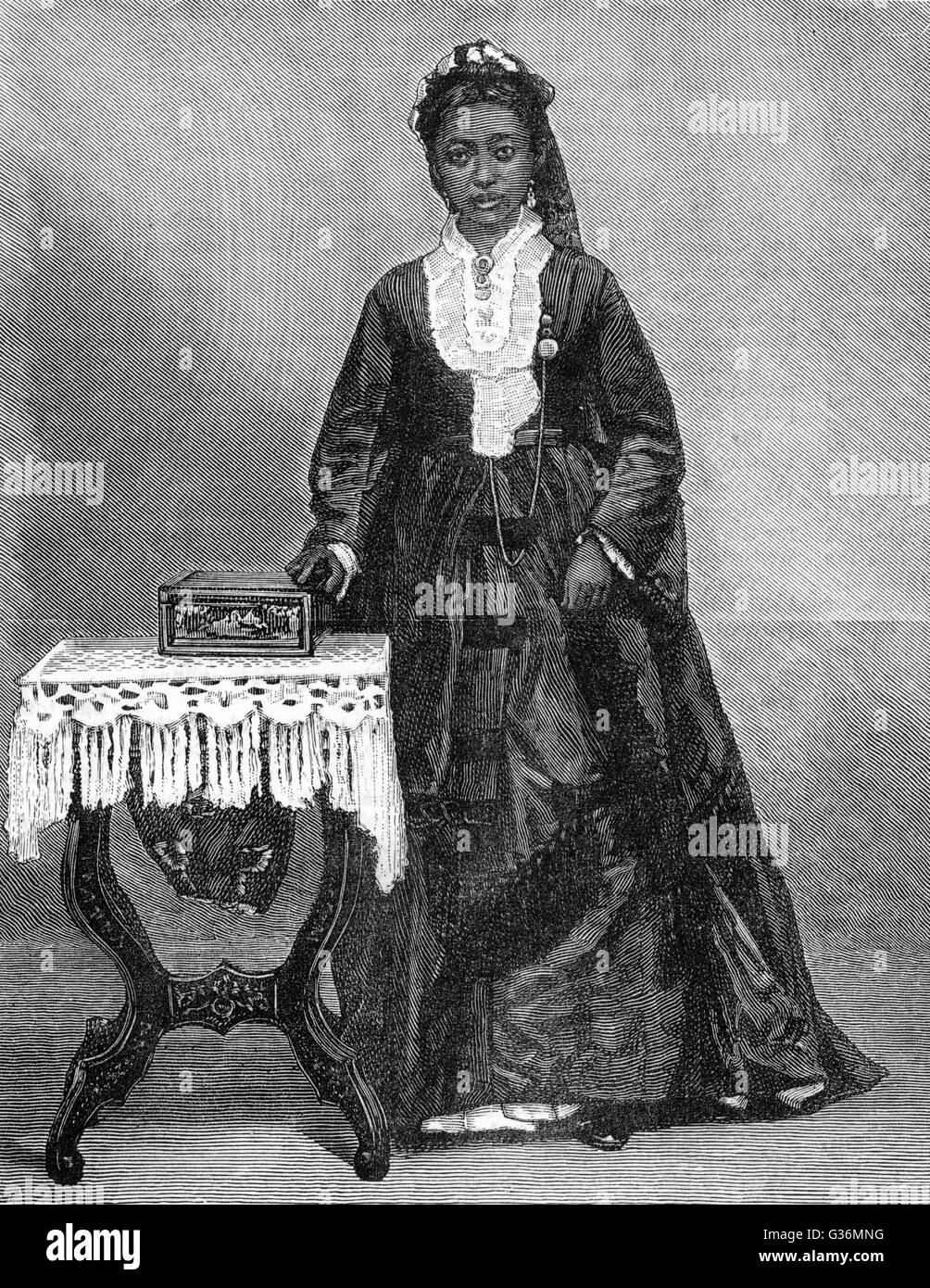 Ranavalona III, Queen of Madagascar Stock Photo - Alamy