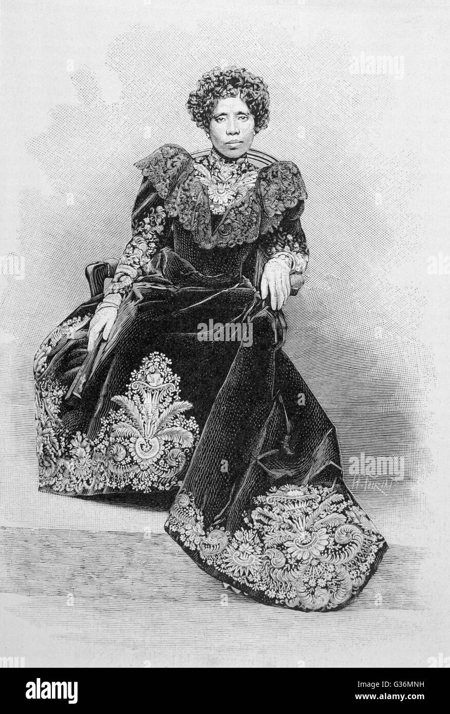 Ranavalona III, Queen of Madagascar Stock Photo - Alamy