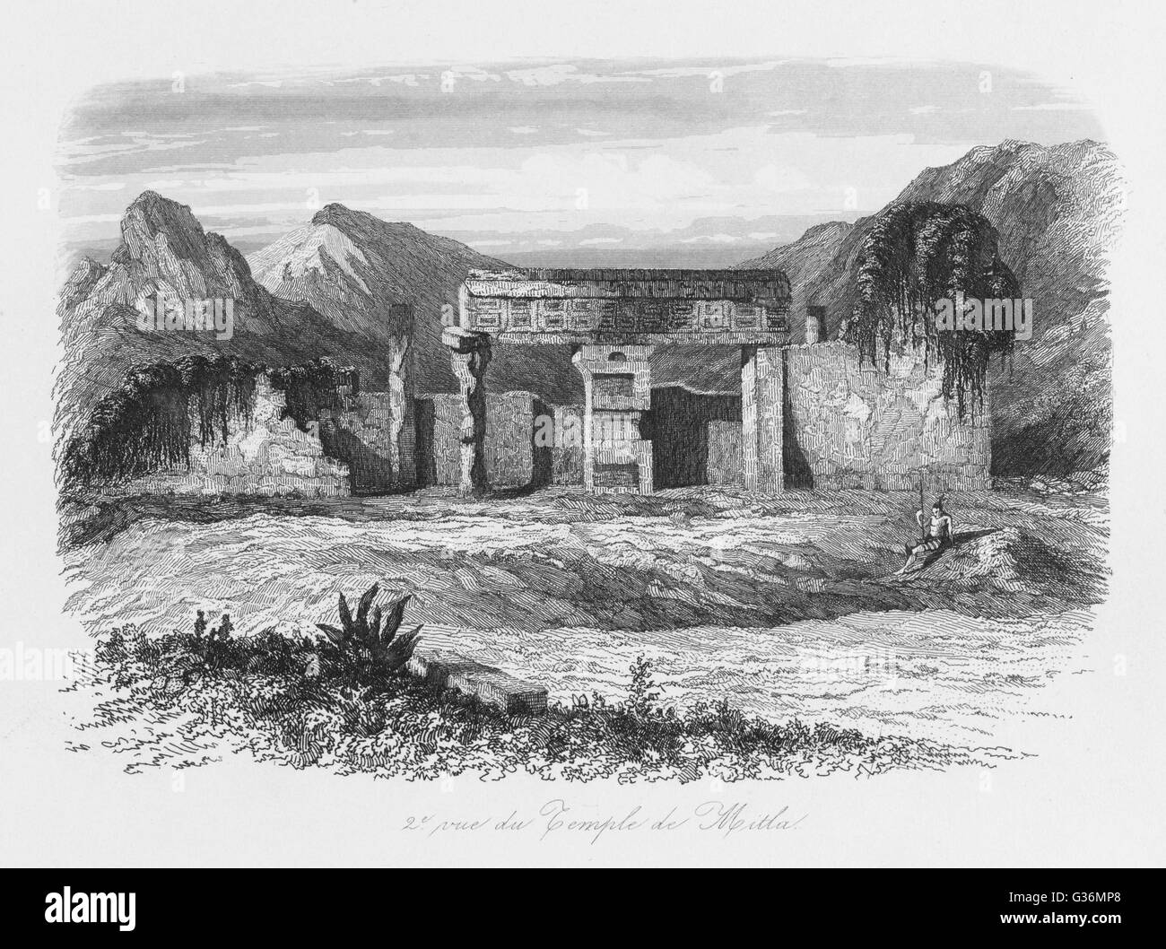 Zapotec temple, Mitla, Mexico Stock Photo - Alamy