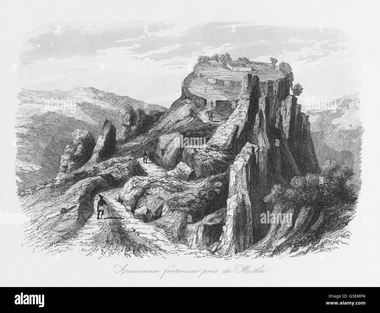 Zapotec citadel, Mitla, Mexico Stock Photo - Alamy