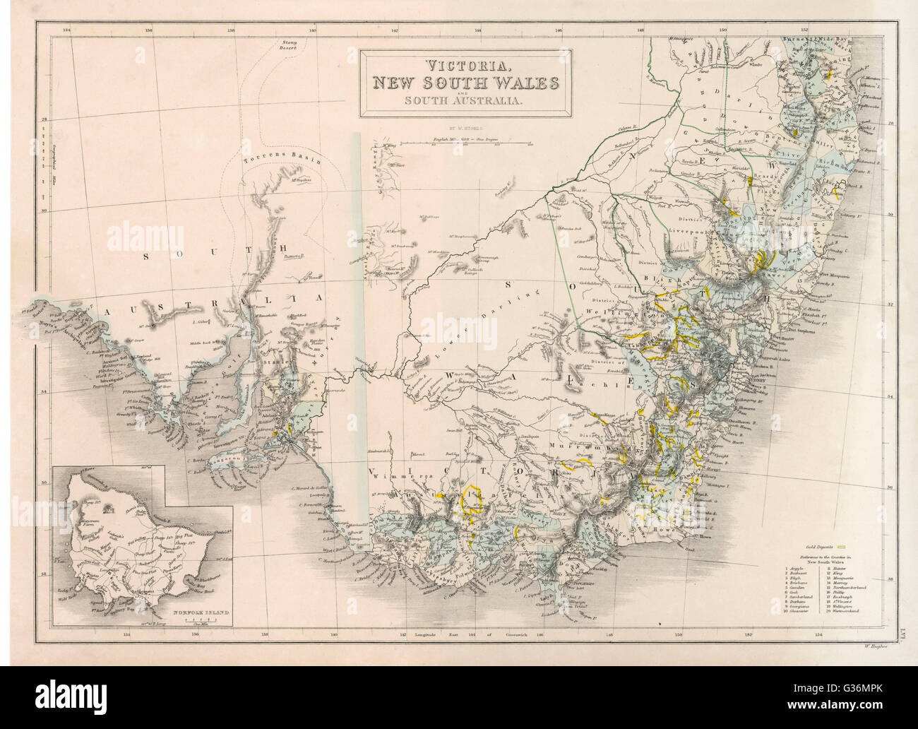South australia map hi-res stock photography and images - Alamy