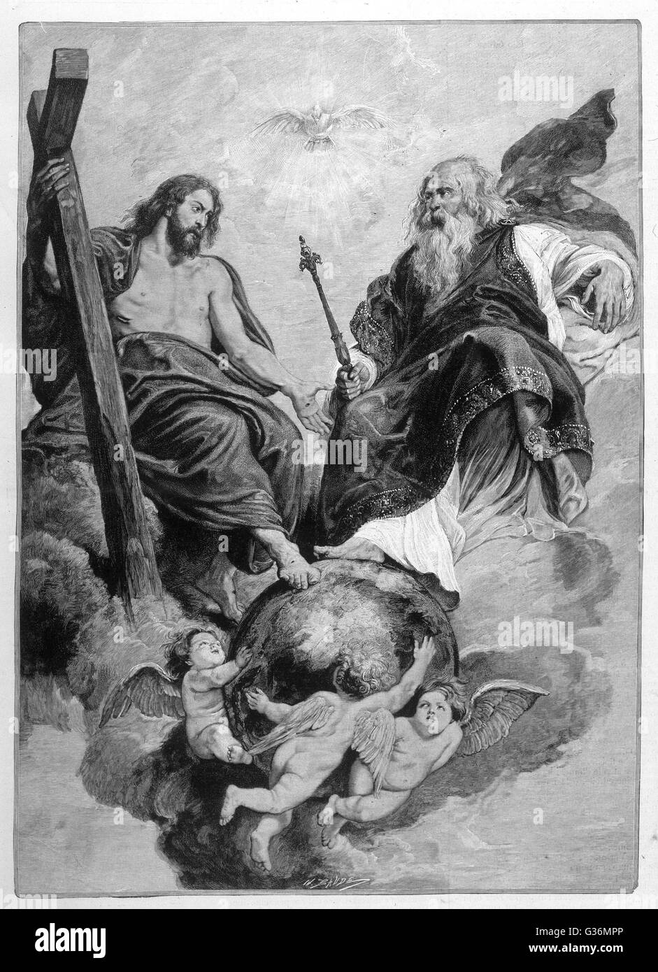 Jesus after crucifixion Black and White Stock Photos & Images - Alamy