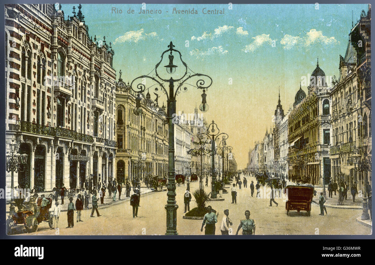 Avenida Central, Rio de Janeiro, Brazil Stock Photo - Alamy