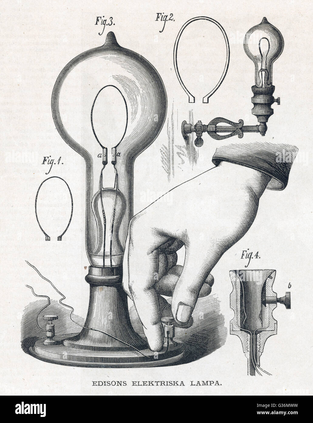 Electric Light Bulb and electricity Stock Photo - Alamy