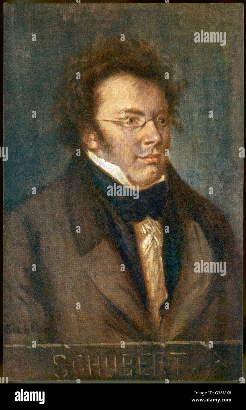 Franz schubert portrait hi-res stock photography and images - Alamy