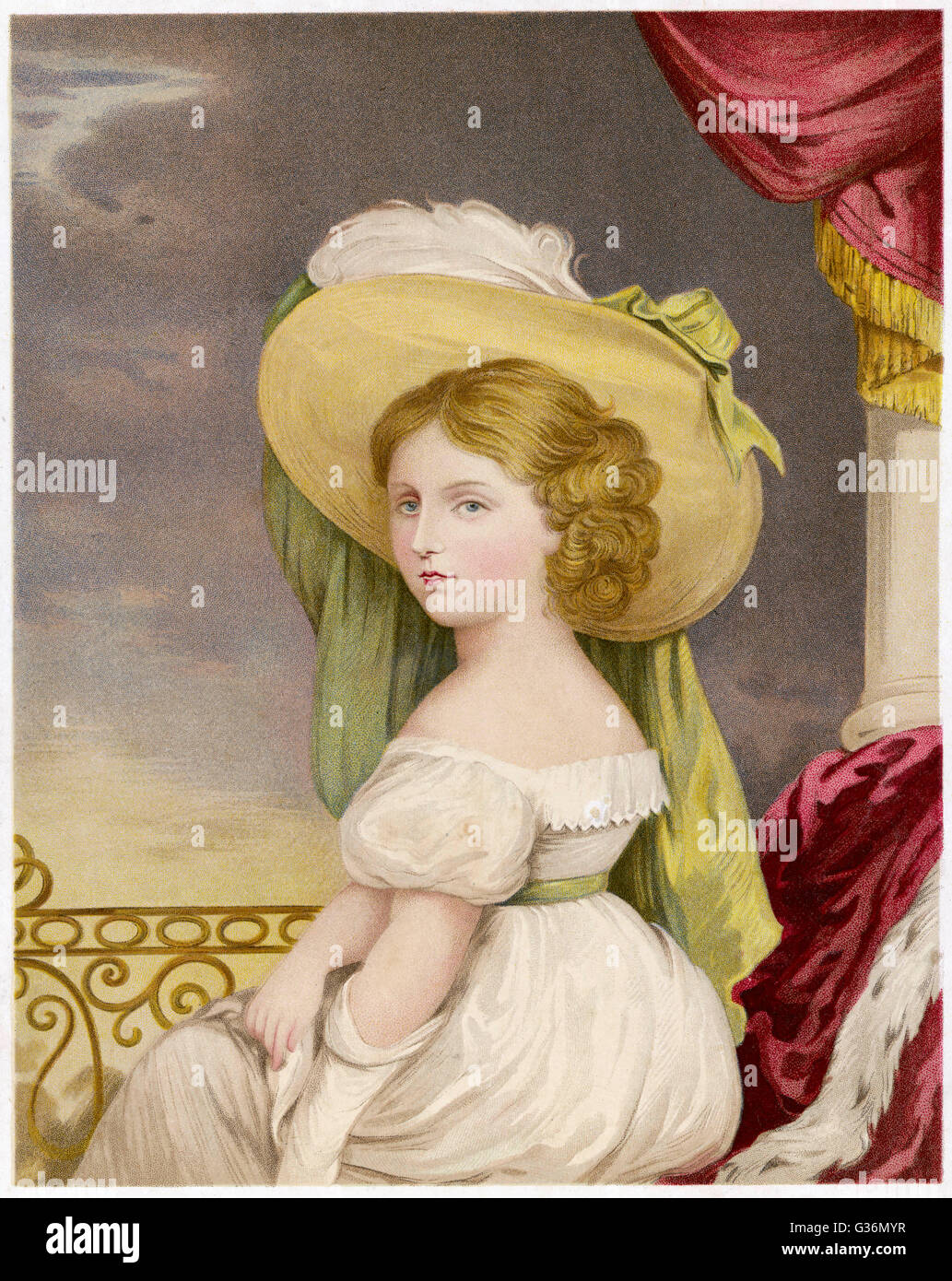 Queen Victoria as a Princess Stock Photo - Alamy