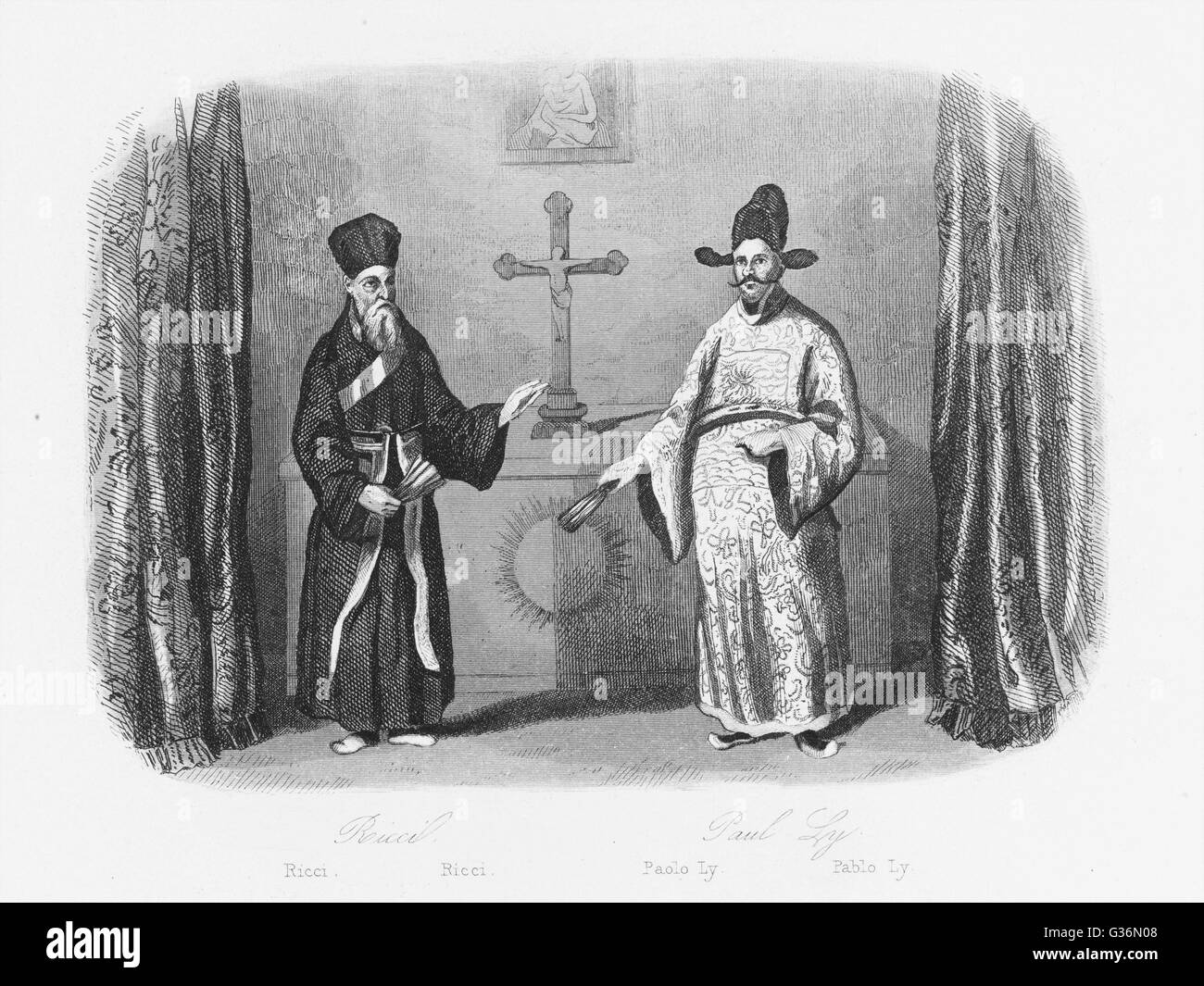 China missionaries Black and White Stock Photos & Images - Alamy