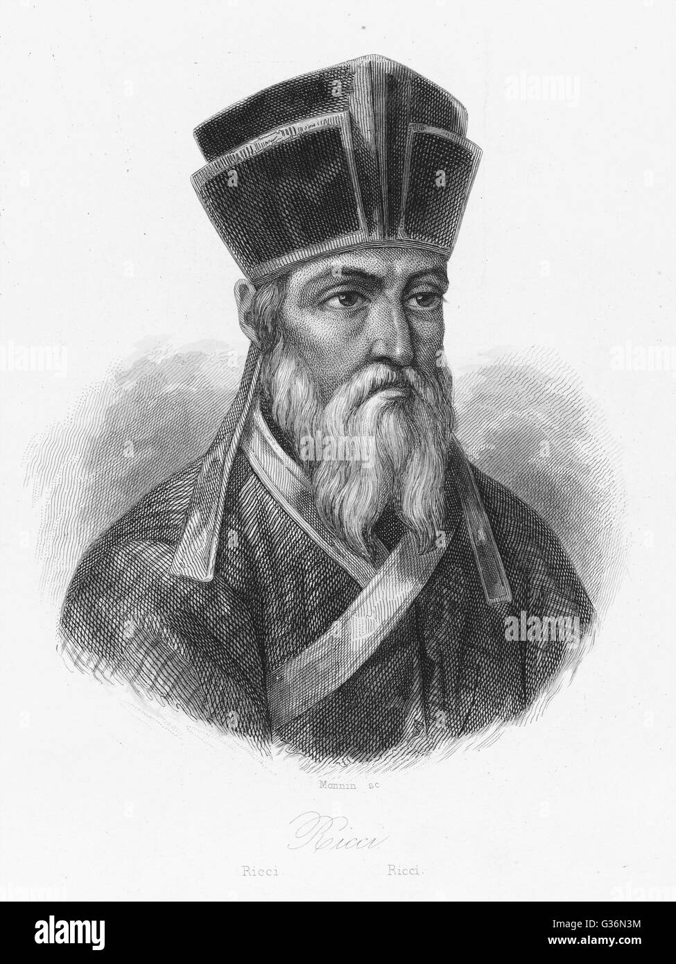 Matteo Ricci, Italian Jesuit missionary in China Stock Photo - Alamy