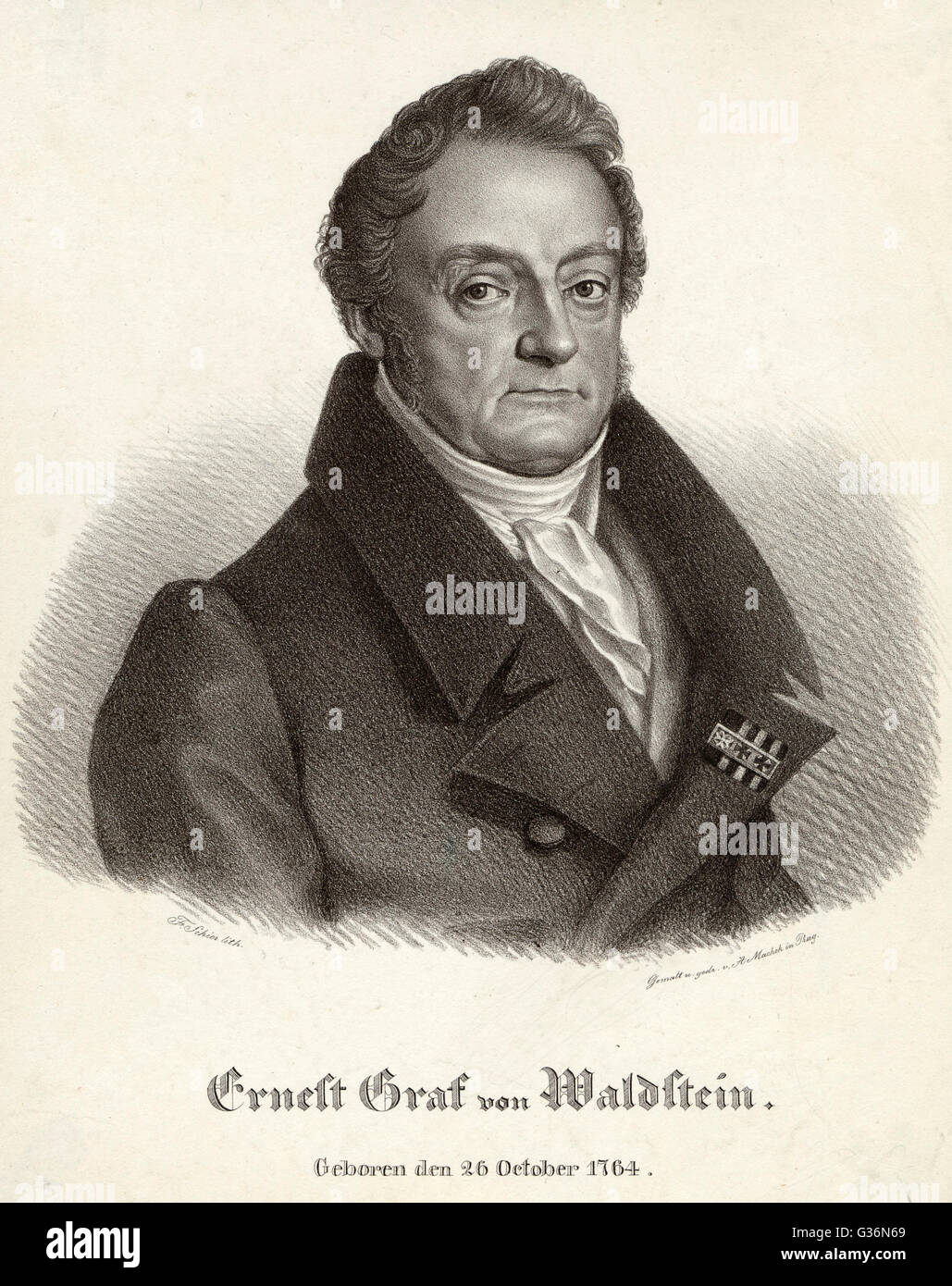 Ferdinand Ernst Gabriel, Graf von Waldstein (1762-1823), friend of ...