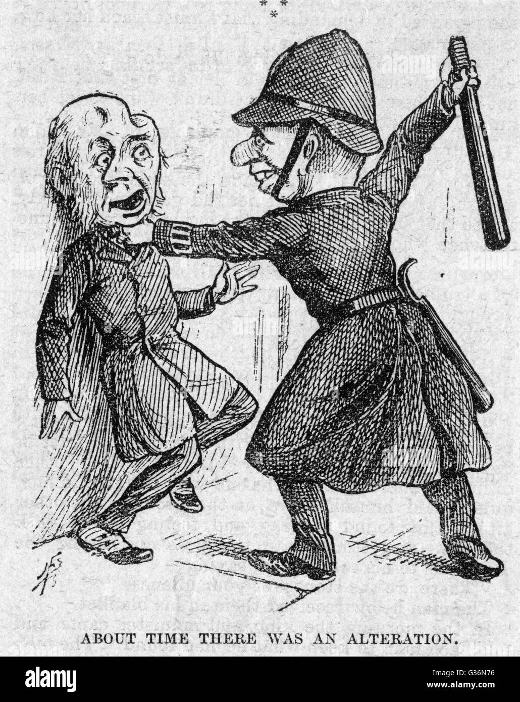 Victorian police truncheon Black and White Stock Photos & Images - Alamy