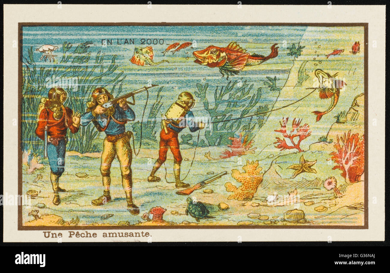 Futuristic seabed fishing Stock Photo - Alamy