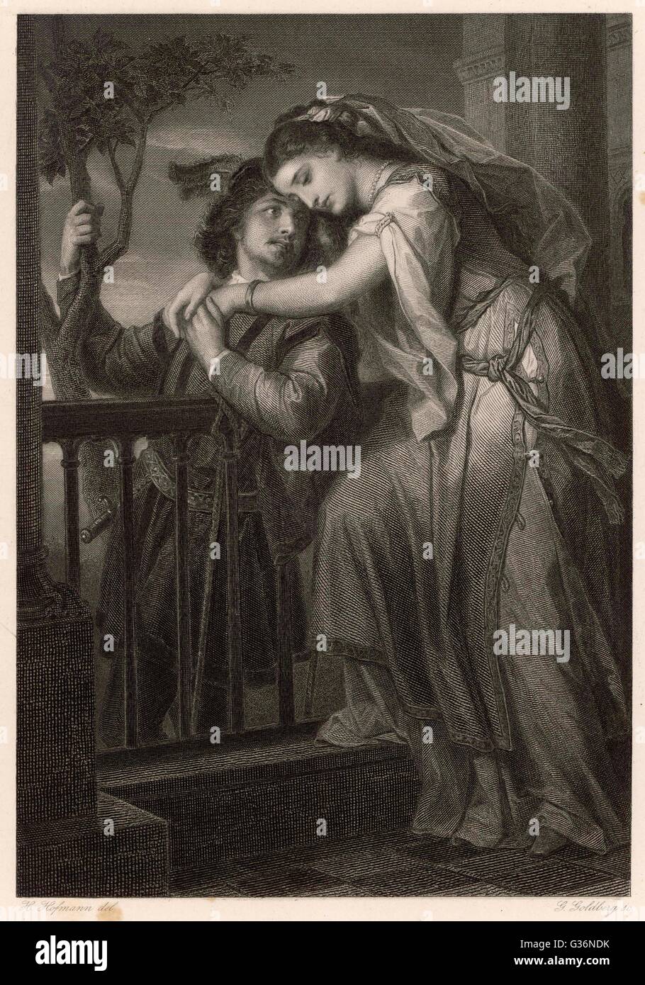 Scene from Shakespeare's Romeo and Juliet Stock Photo - Alamy