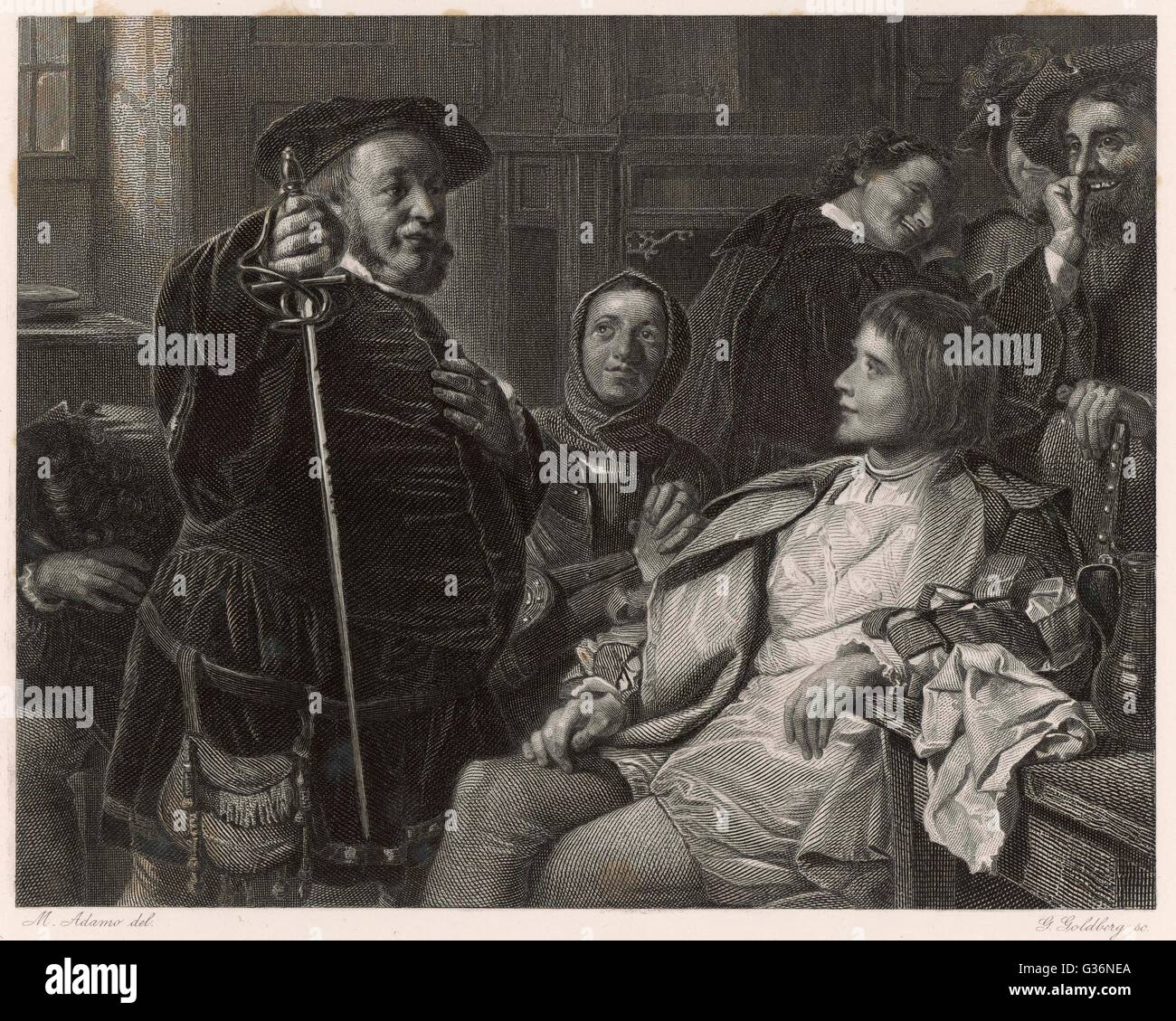 Scene from Shakespeare's Henry IV Part 1 Stock Photo - Alamy