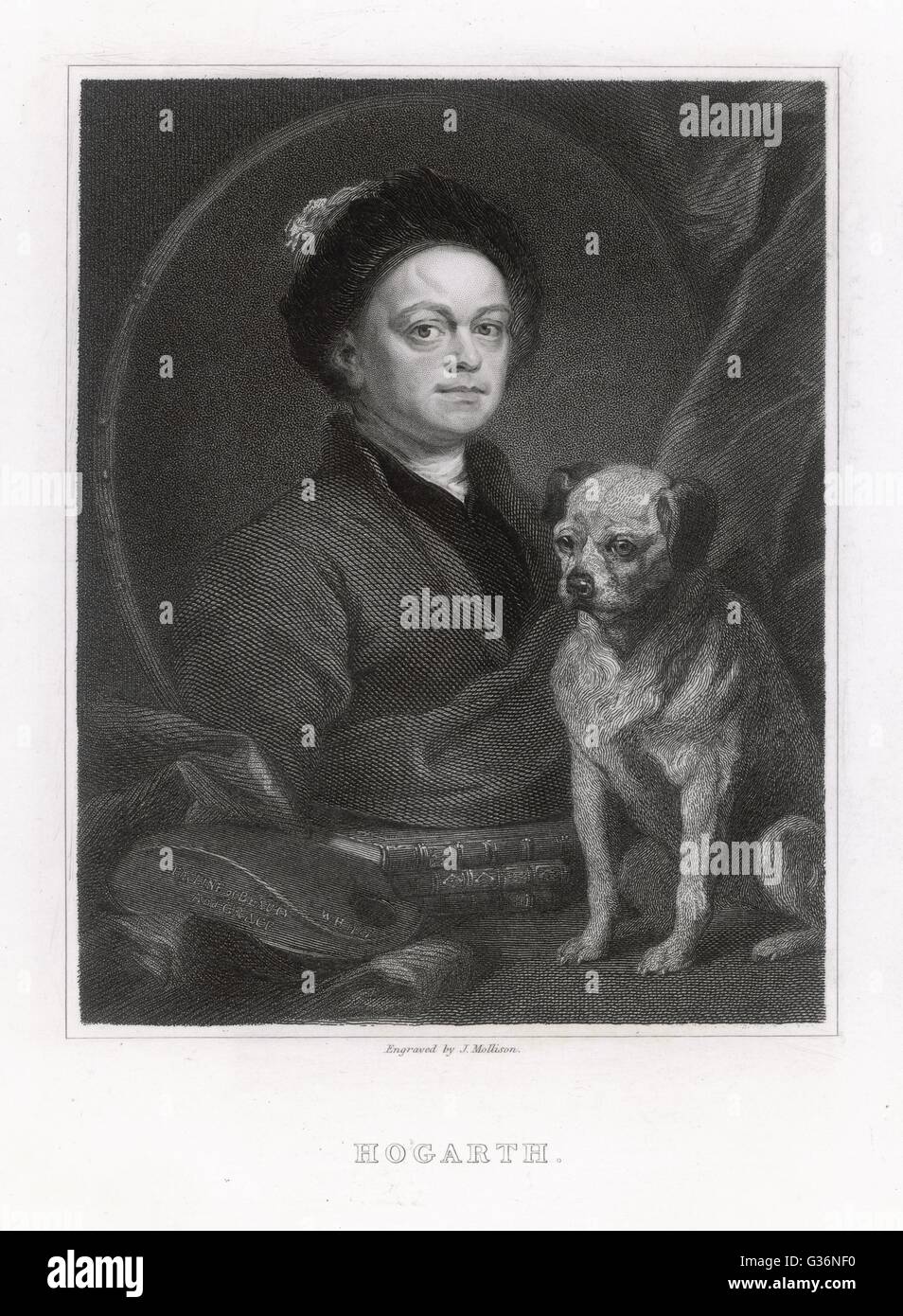 William Hogarth Self Portrait High Resolution Stock Photography and ...