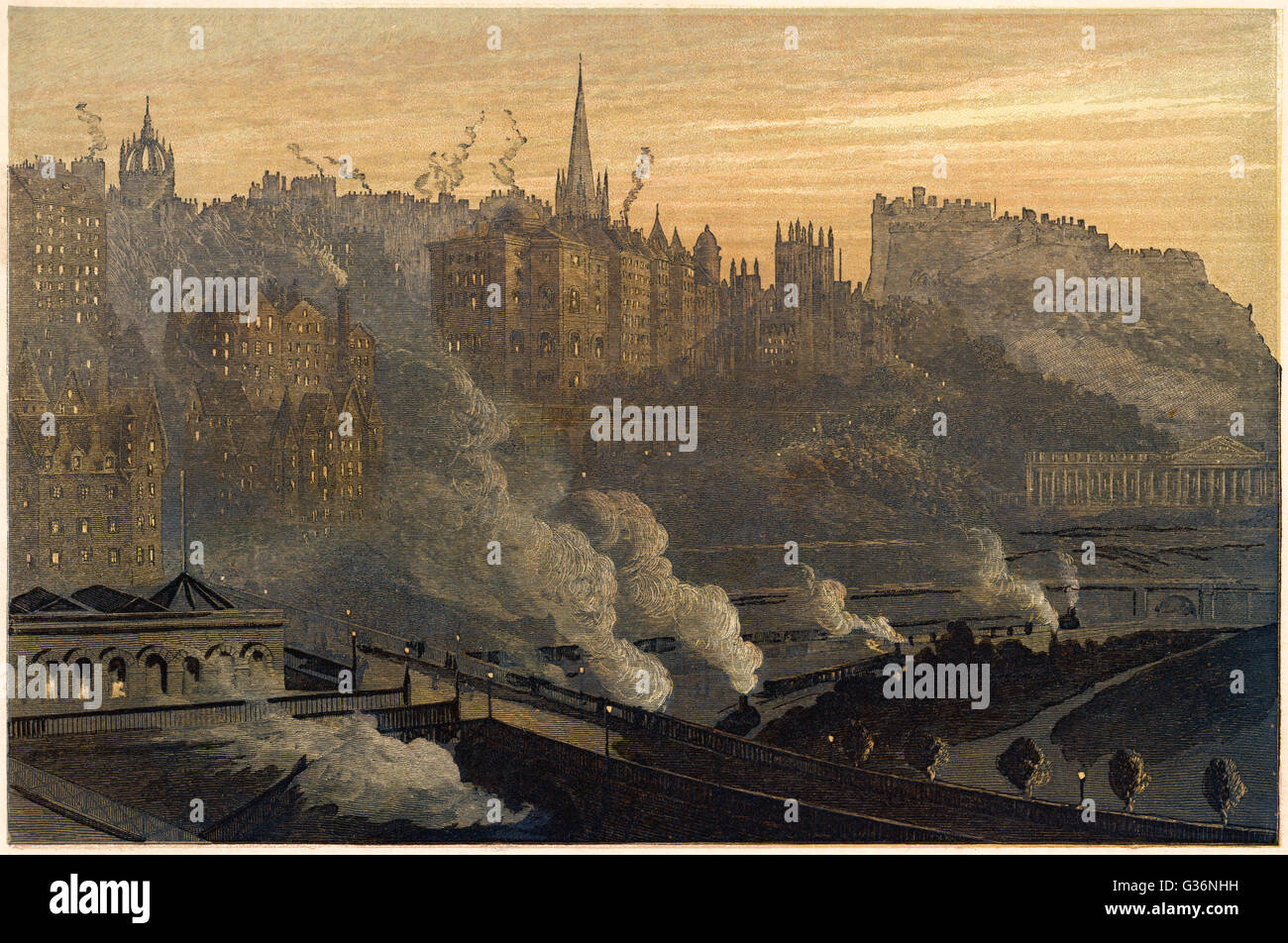 Town 1870 hi-res stock photography and images - Alamy