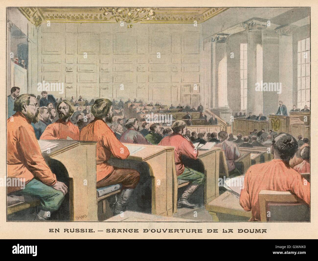 Opening session of the First State Duma, Russia Stock Photo - Alamy