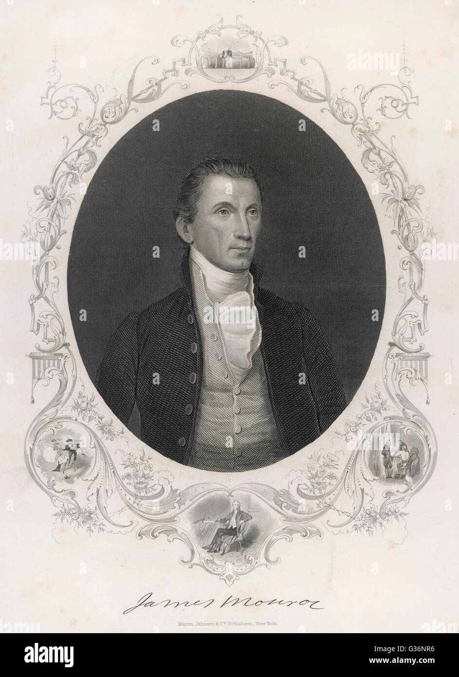 President monroe hi-res stock photography and images - Alamy