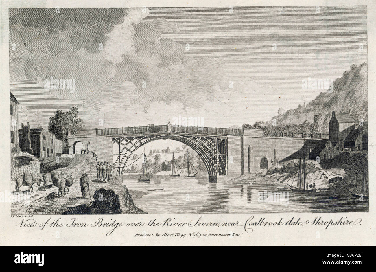 Iron bridge built in 1779 hi-res stock photography and images - Alamy