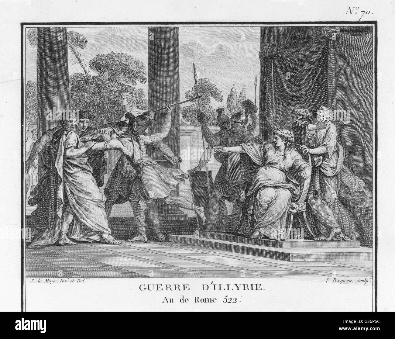 Teuta, Queen of Illyria (the present-day Balkan Peninsula on the ...