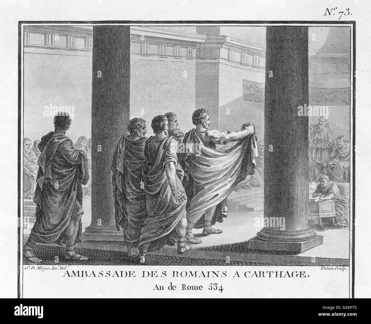 SECOND PUNIC WAR : the Roman ambassadors offer the Carthaginians a ...