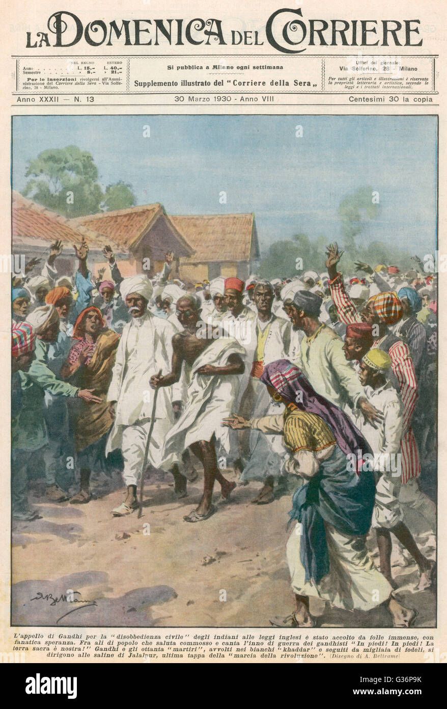 Mahatma gandhi salt march hi-res stock photography and images - Alamy