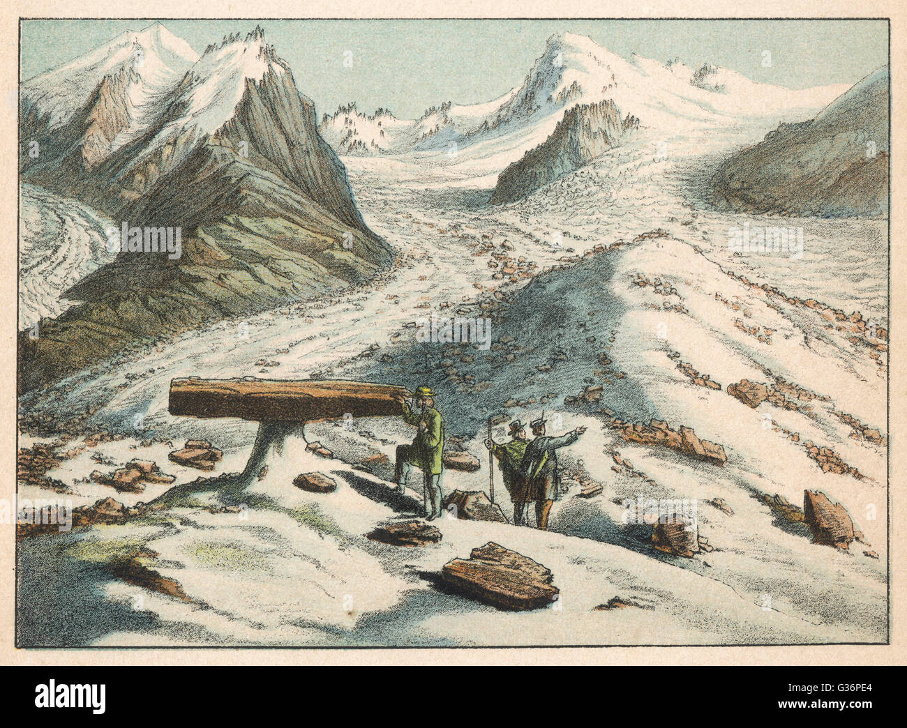 Mer de Glace (Sea of Ice), Mont Blanc, French Alps Stock Photo - Alamy