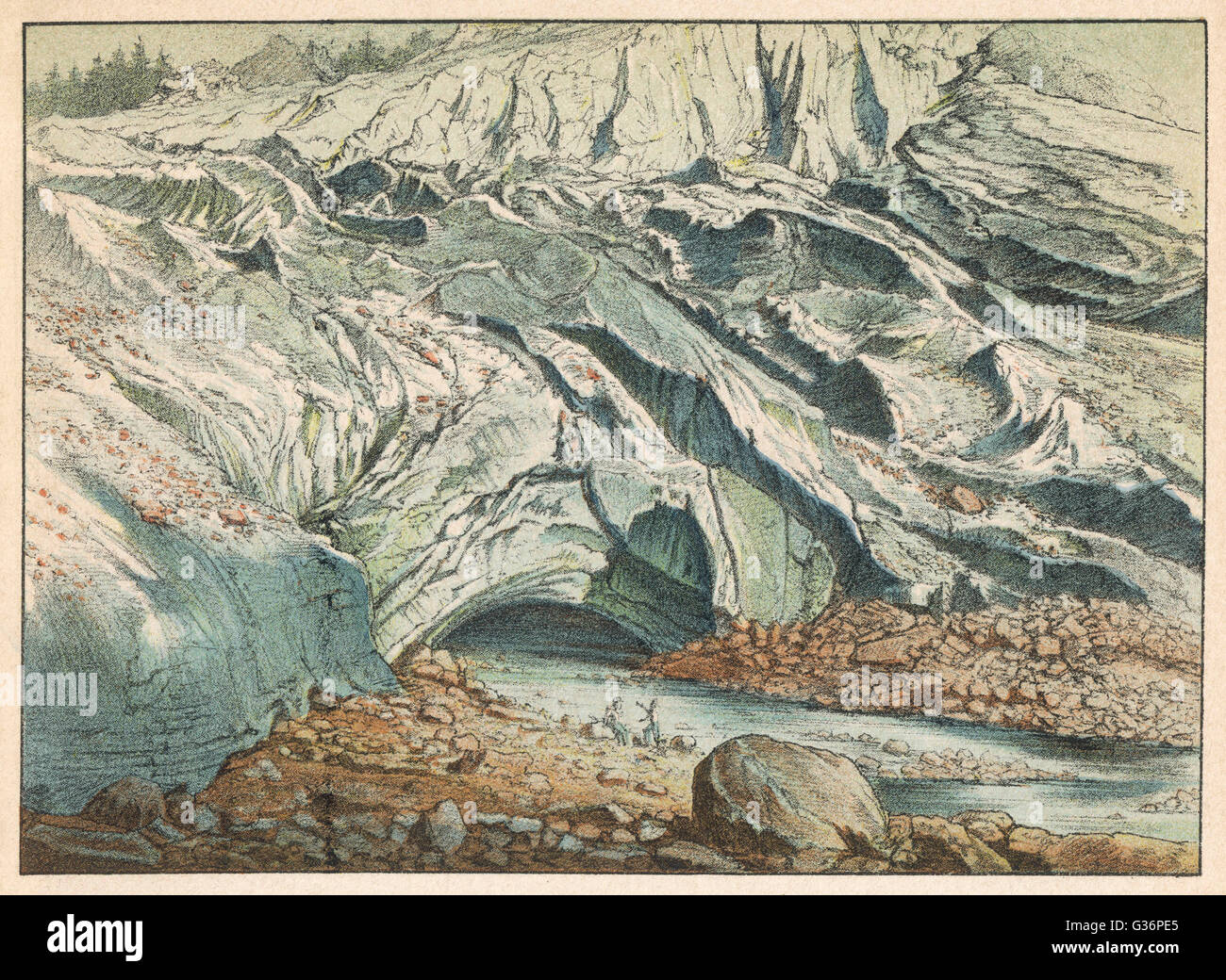 Mer de Glace (Sea of Ice), Mont Blanc, French Alps Stock Photo - Alamy