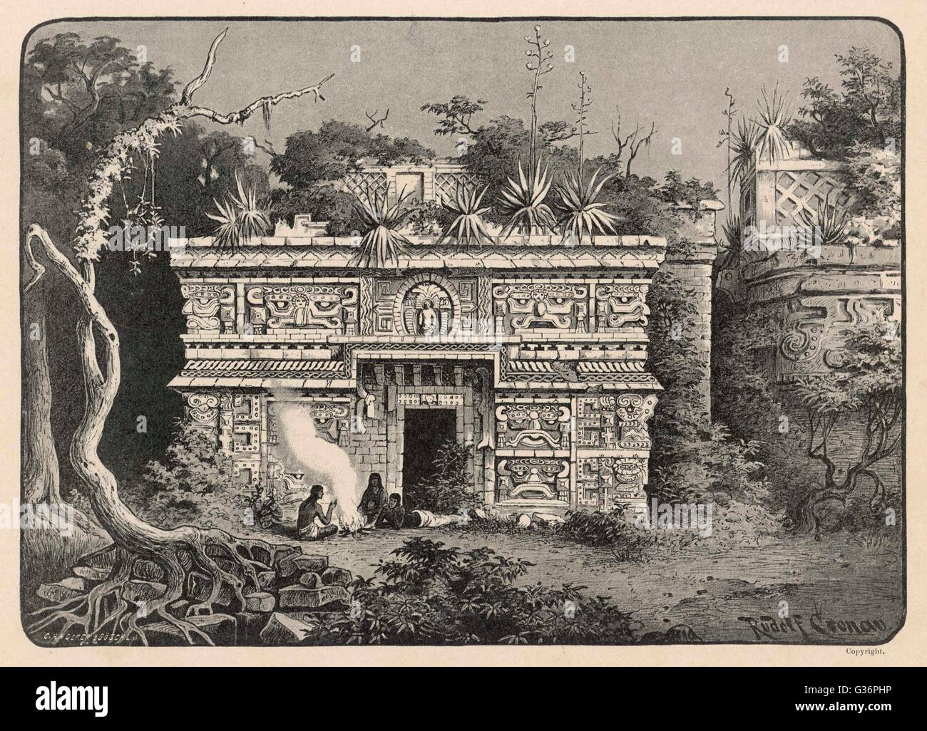 Temple at Chichen Itza, Yucatan State, Mexico Stock Photo - Alamy