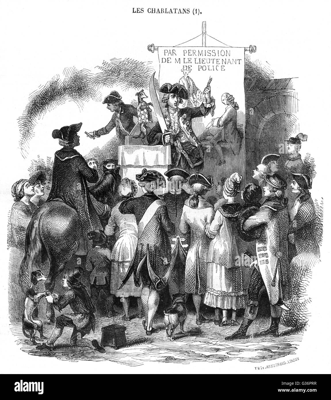 Quack 18th century Black and White Stock Photos & Images - Alamy