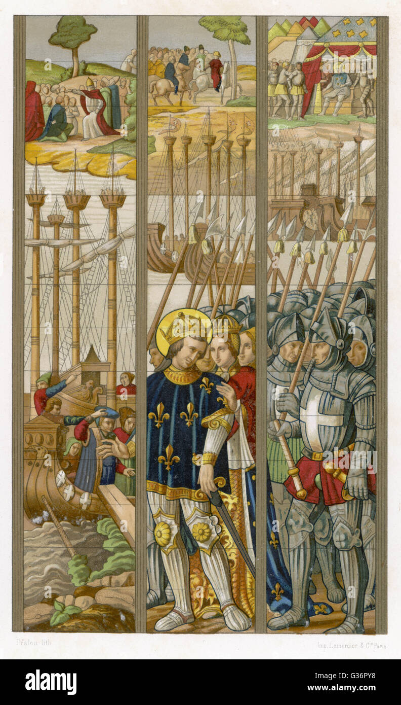 King louis ix hi-res stock photography and images - Alamy