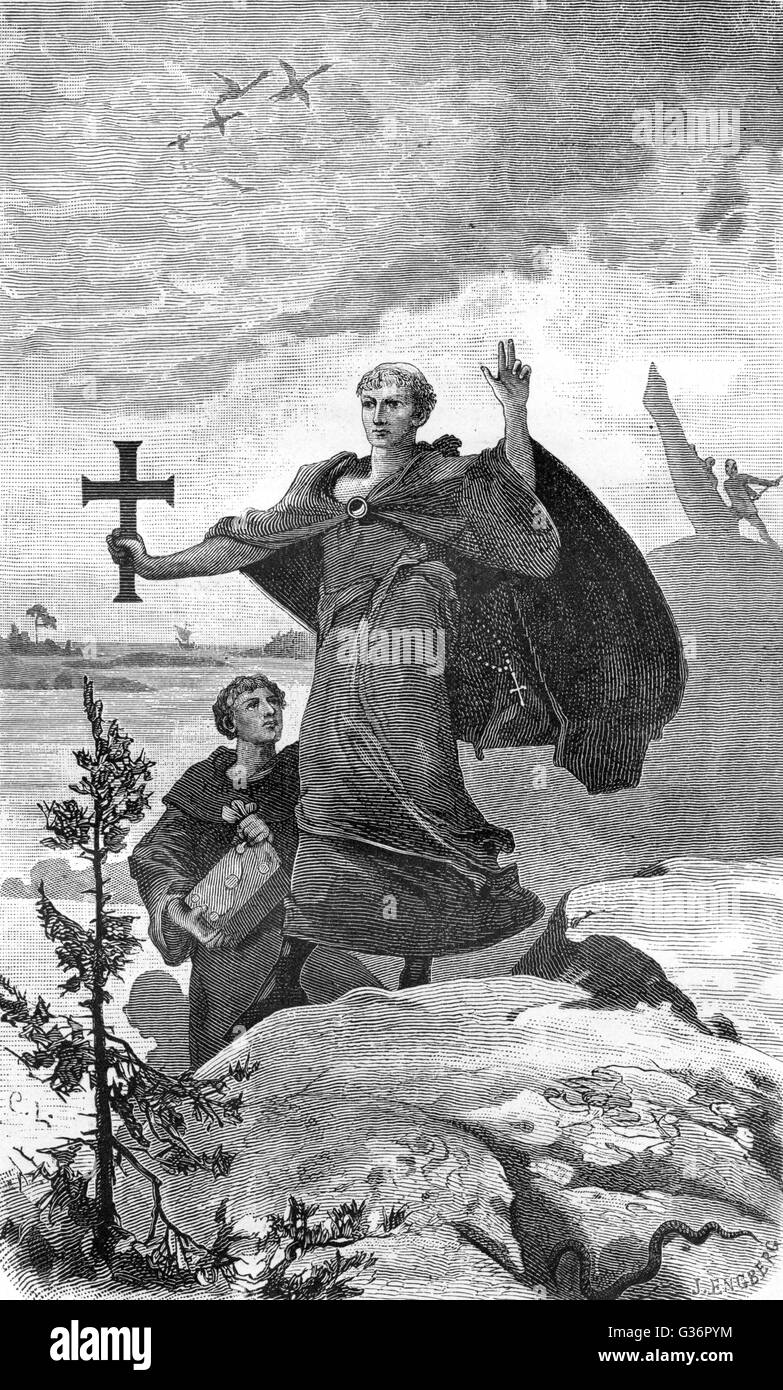 Saint ansgar anskar hi-res stock photography and images - Alamy
