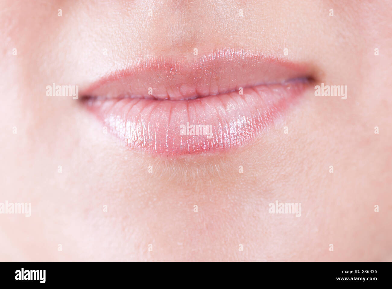 Close up of a young woman's lips Stock Photo - Alamy
