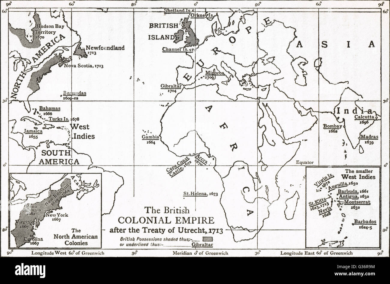 British empire map High Resolution Stock Photography and Images - Alamy