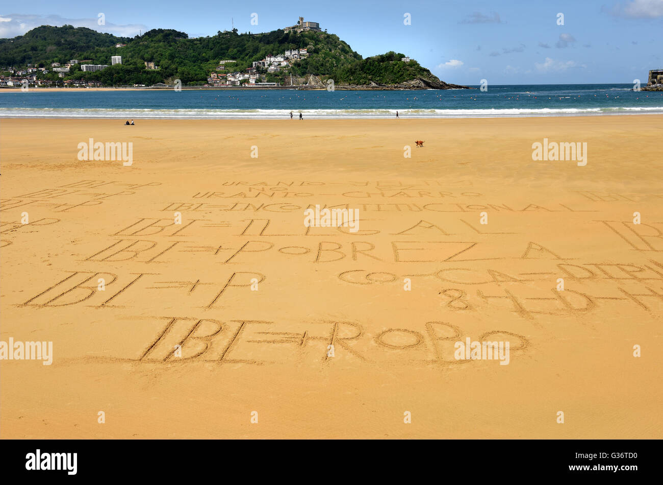 San sebastian beach hi-res stock photography and images - Alamy